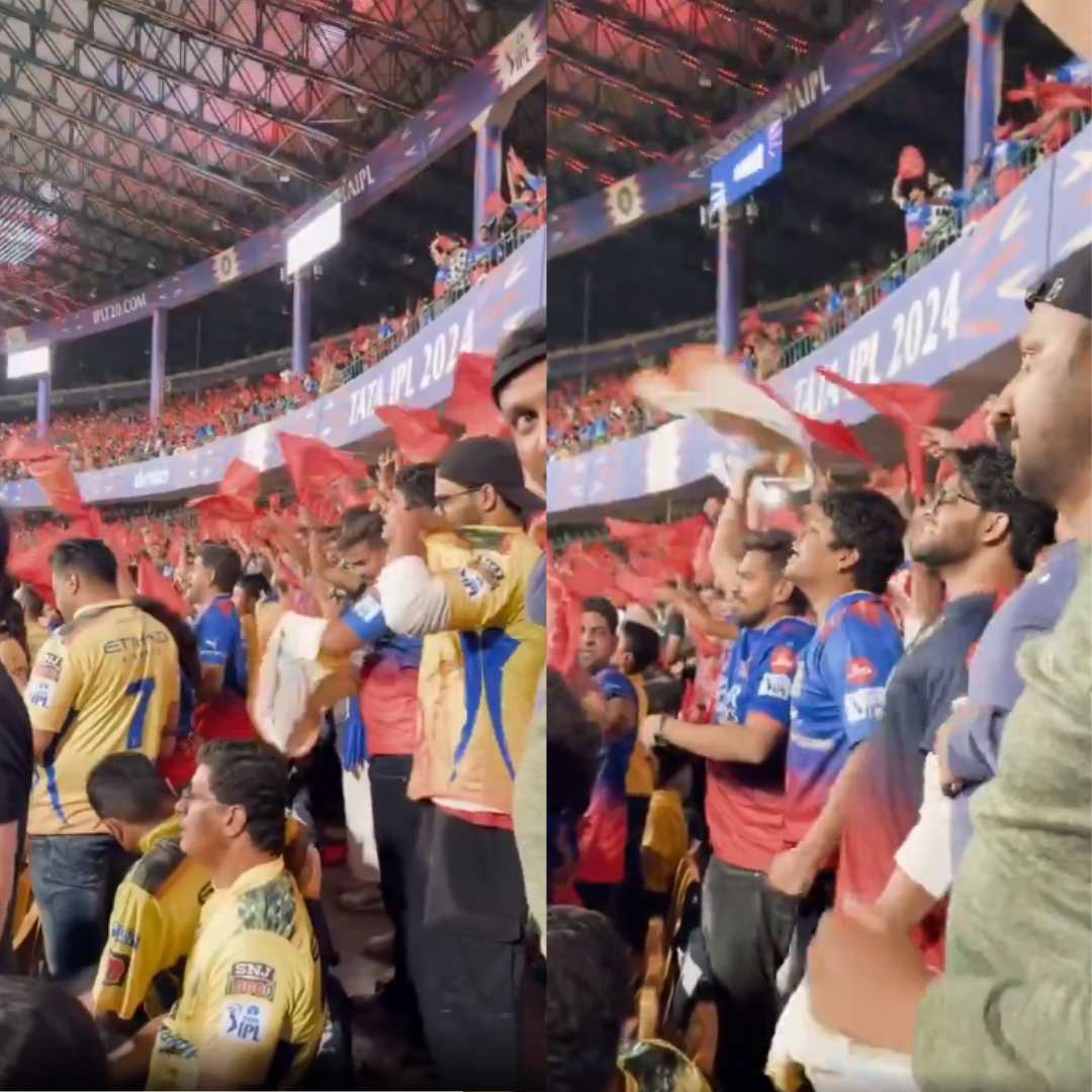 Viral Video: CSK Fans Turn RCB Supporters Mid-Game - SportsGAGA